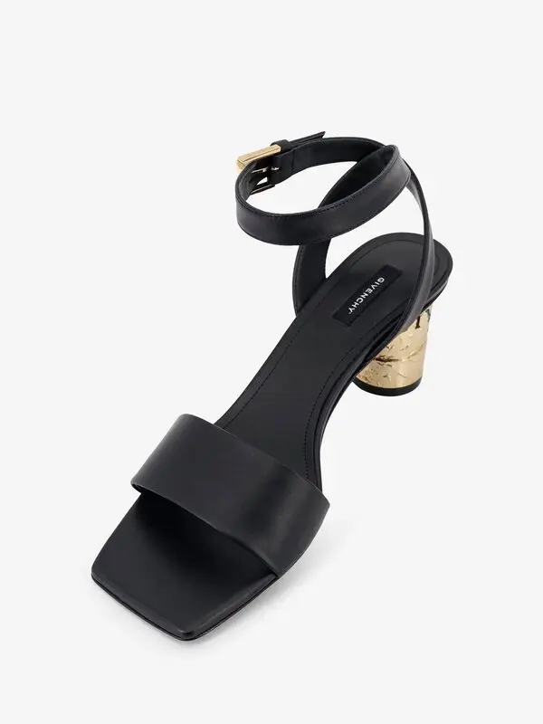 Givenchy Tape Leather Heeled Sandals
