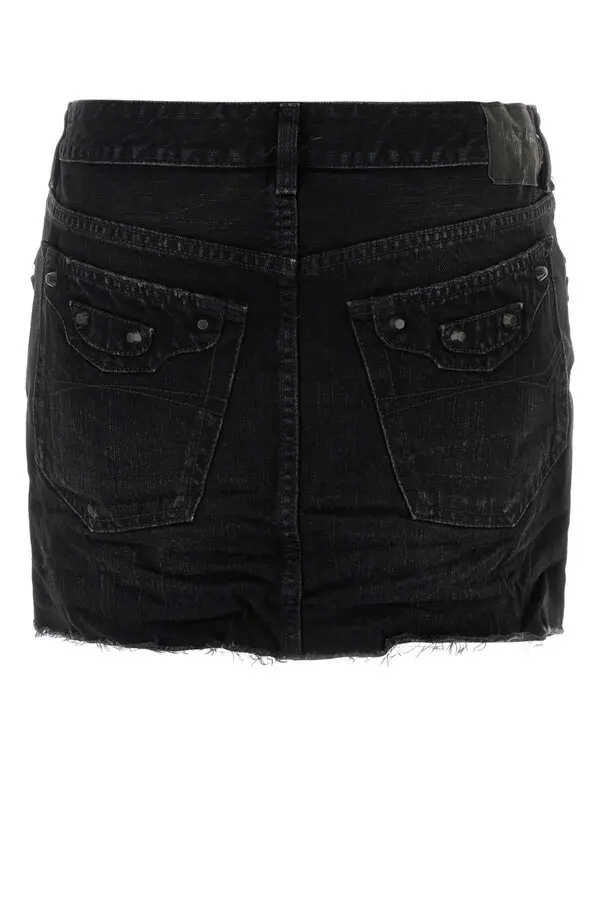 Balenciaga Denim Mini Skirt