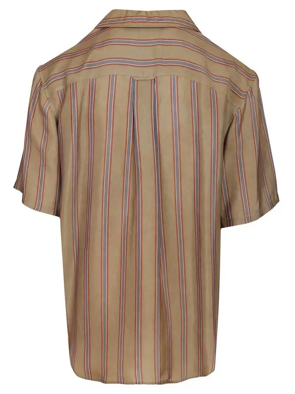 Saint Laurent Casandre Striped Shirt - Multicolor