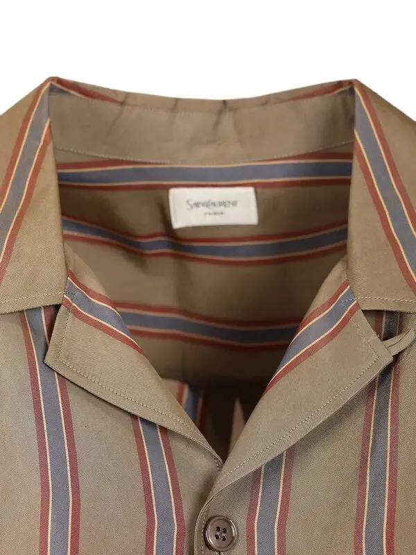Saint Laurent Casandre Striped Shirt - Multicolor