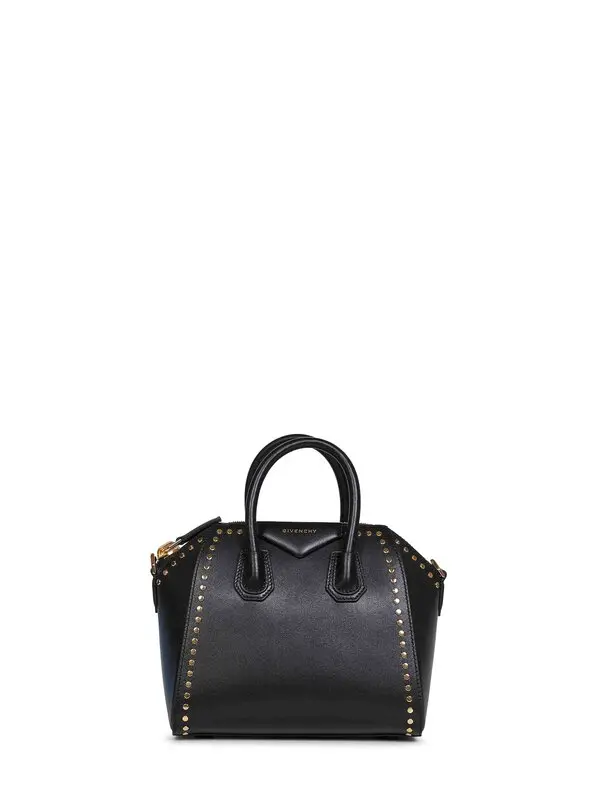 Givenchy Black Antigona Mini Studded Handbag