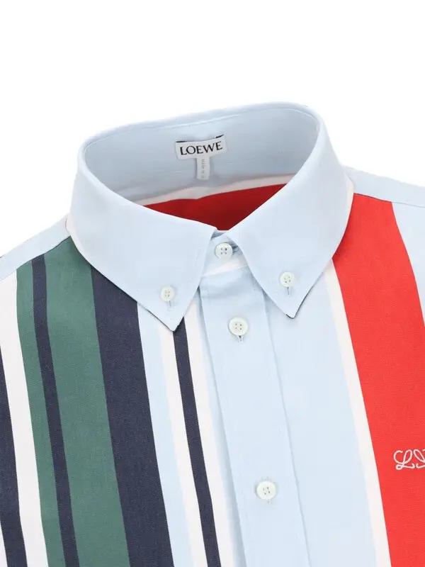 Loewe Anagram Striped Shirt