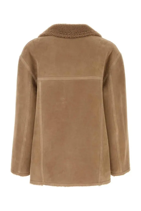 Fendi Camel Shearling Jacket