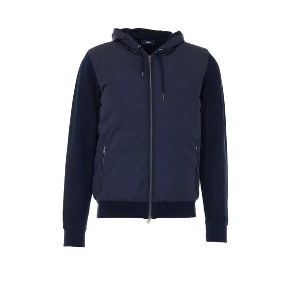 Herno Nylon And Pique' Knit Cardigan