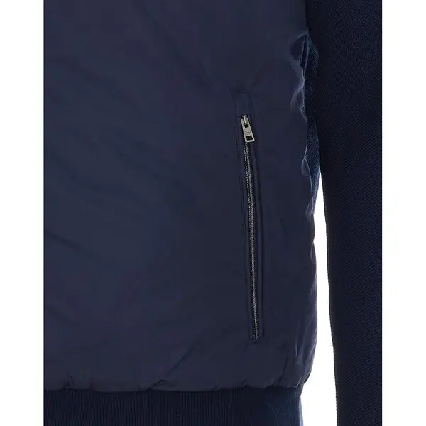 Herno Nylon And Pique' Knit Cardigan