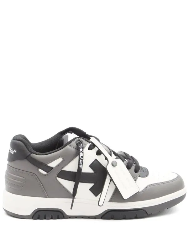 Off-White Leather Sneakers - Multicolor