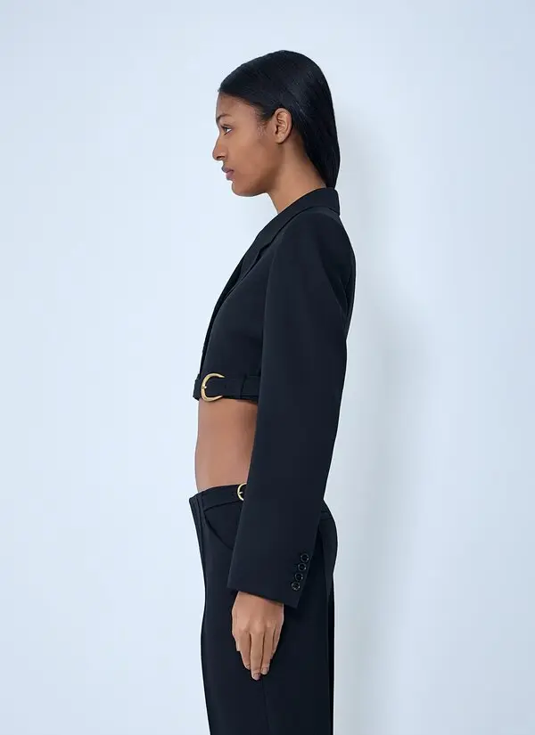 Chloé Cropped Wool Blazer