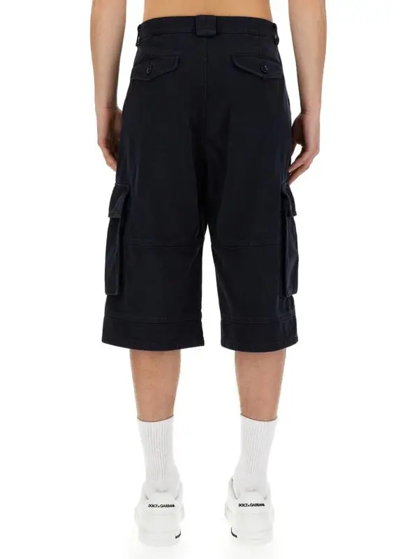 Dolce & Gabbana Cotton Bermuda Cargo Shorts
