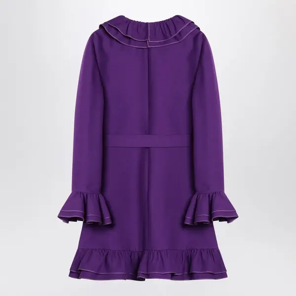 Valentino Garavani Wool And Silk Mini Dress
