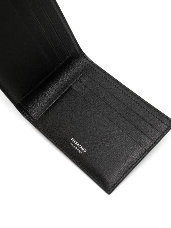FERRAGAMO Leather Bifold Wallet - Multicolor