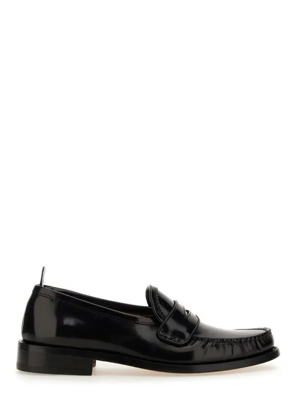 Thom Browne Leather Loafer - Black