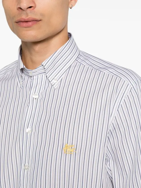 Etro Striped Cotton Shirt