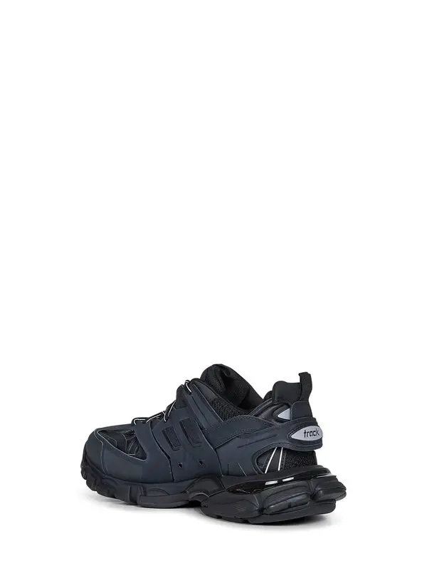 Balenciaga Black Mesh And Nylon Track Sneakers - Multicolor