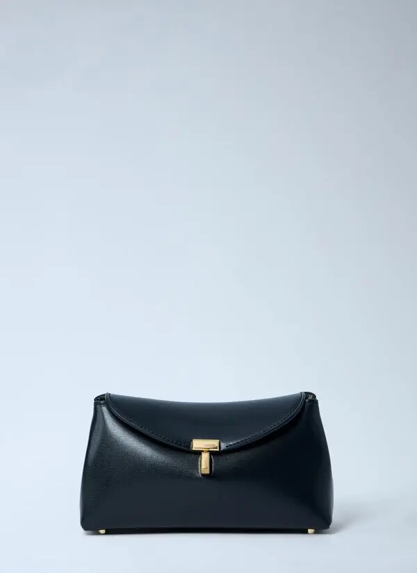 TOTEME Mini T-lock Clutch - Black