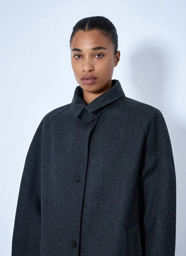 JIL SANDER Single-breasted Wool Coat