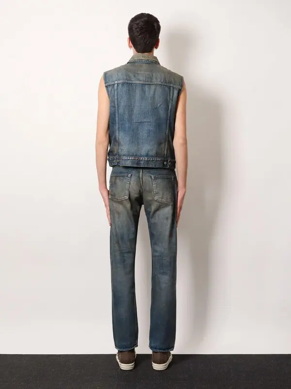 Rick Owens Sleeveless Denim Jacket