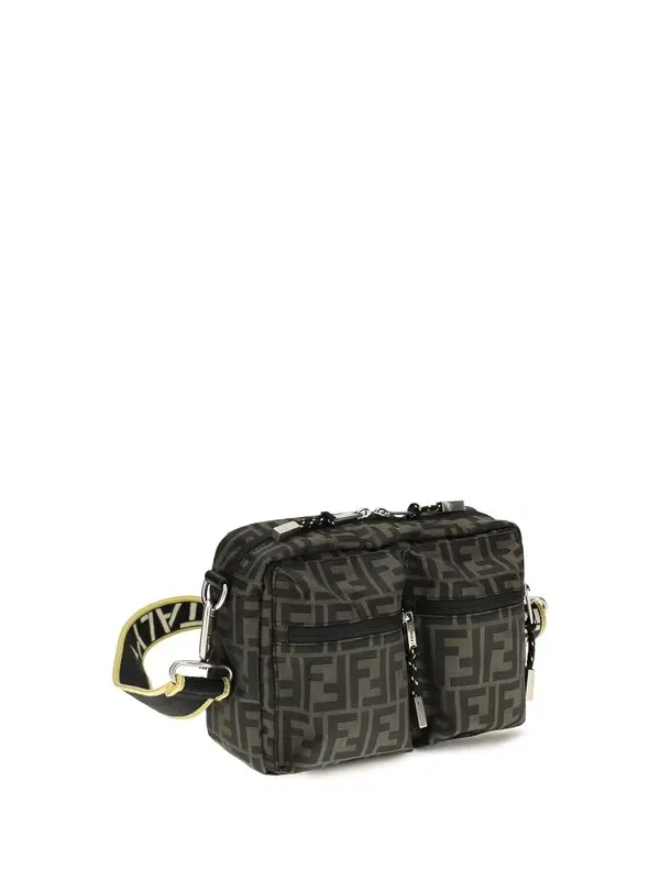 Fendi Ff Monogram Camera Case - Brown