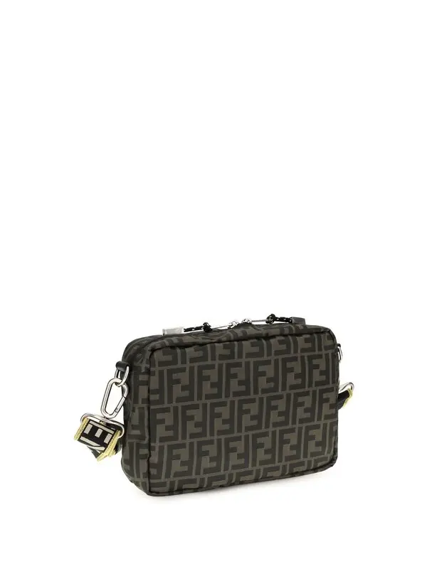 Fendi Ff Monogram Camera Case - Brown