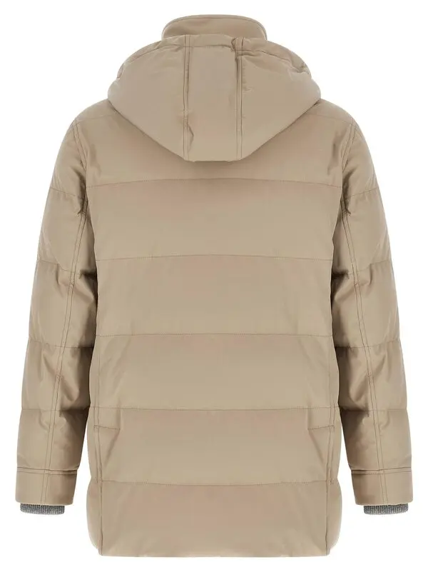 Brunello Cucinelli Quilted Parka - Cream