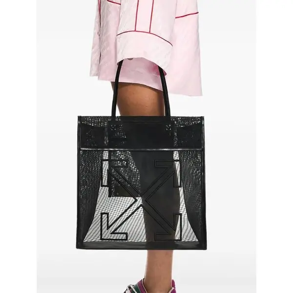 Off-White Tote Bags