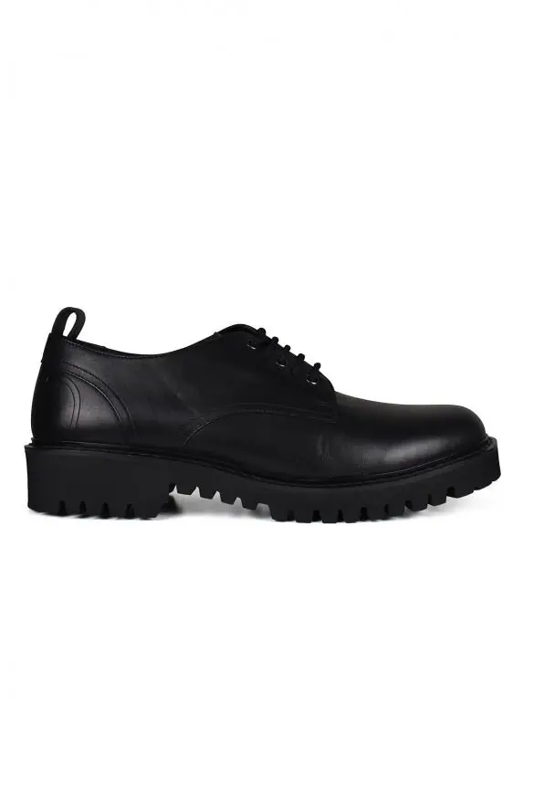 Valentino Garavani Leather Derbies - Black