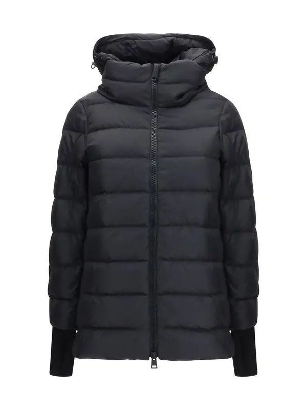 Herno Hooded Down Jacket - Black