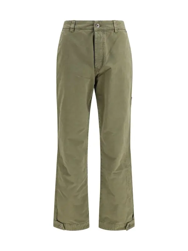 Off-White Racing Staff Cotton Gabardine Pants