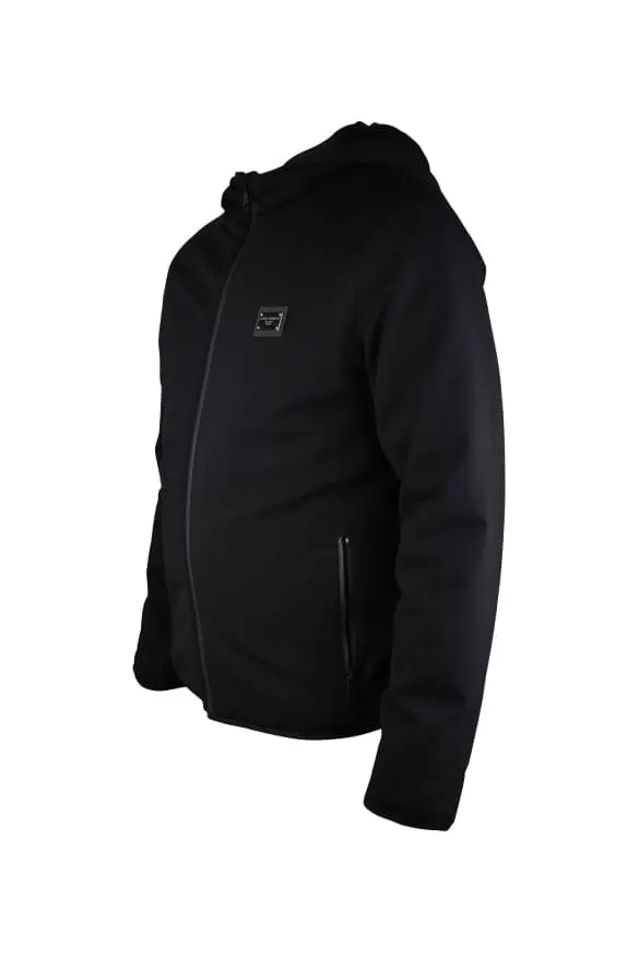 Dolce & Gabbana Stretch Technical Jersey Hooded Vest
