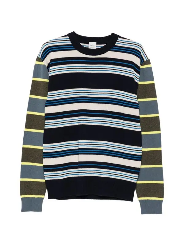 Paul Smith Wool Blend Striped Sweater - Multicolor