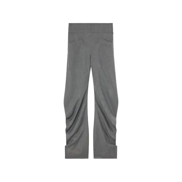 GANNI Grey Trousers Tailored Trousers - Gray