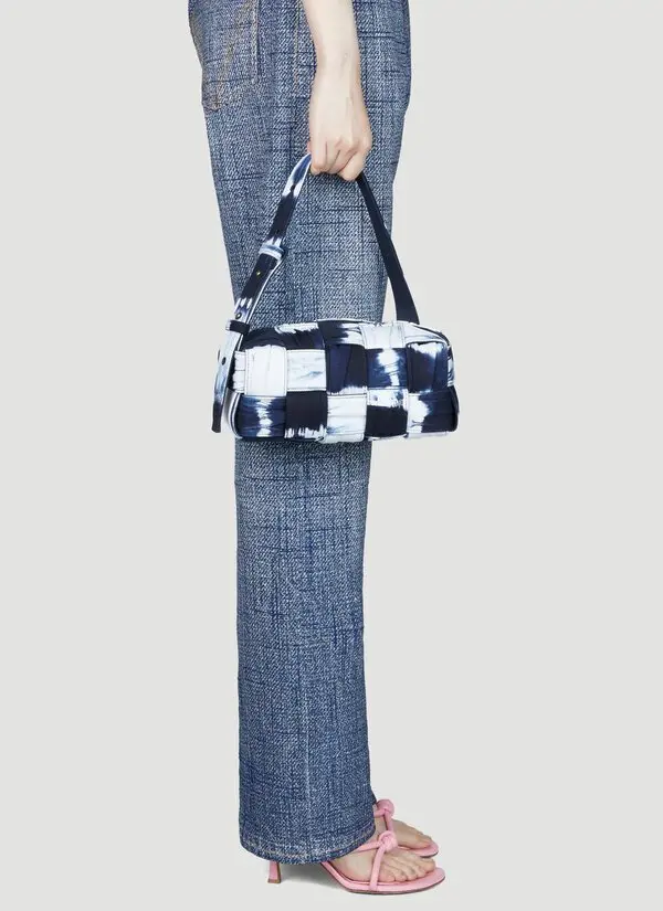 Bottega Veneta Cassette Shoulder Bag - Blue