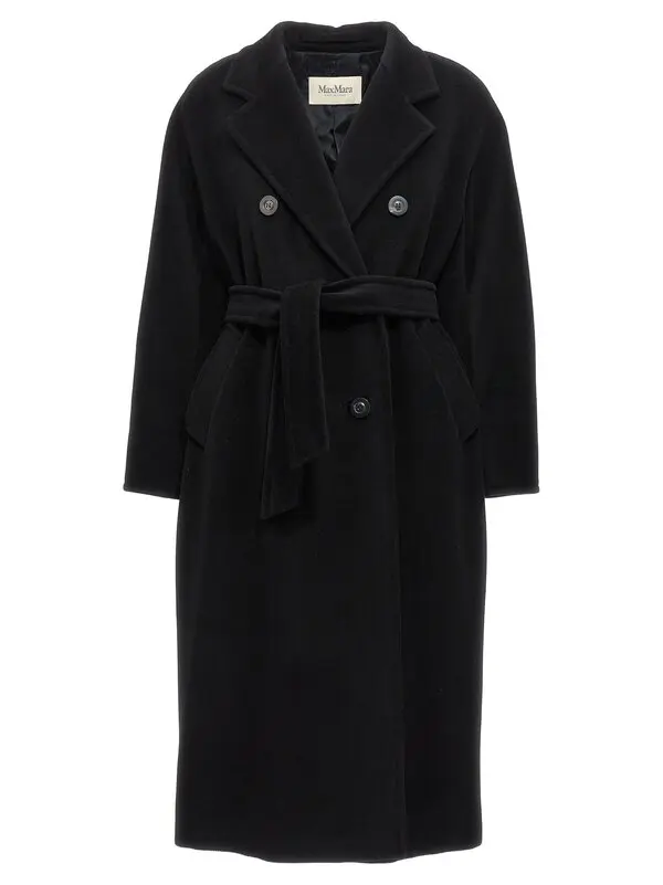 Max Mara Madame 101801 Icon Coat' Coat - Black