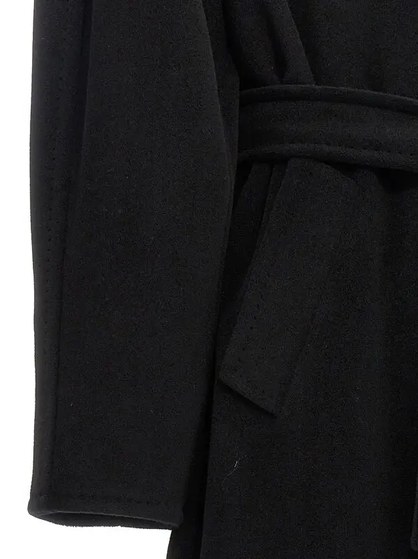 Max Mara Madame 101801 Icon Coat' Coat - Black