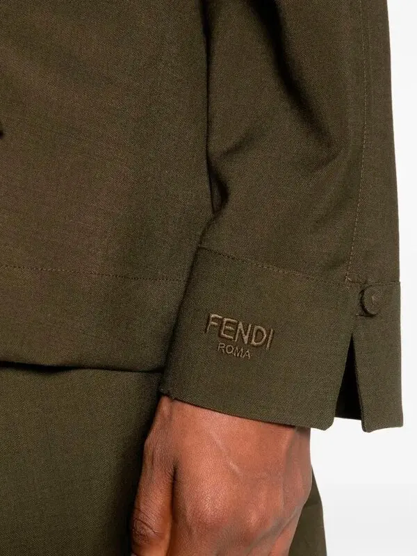 Fendi Wool Mohair Shirt - Multicolor