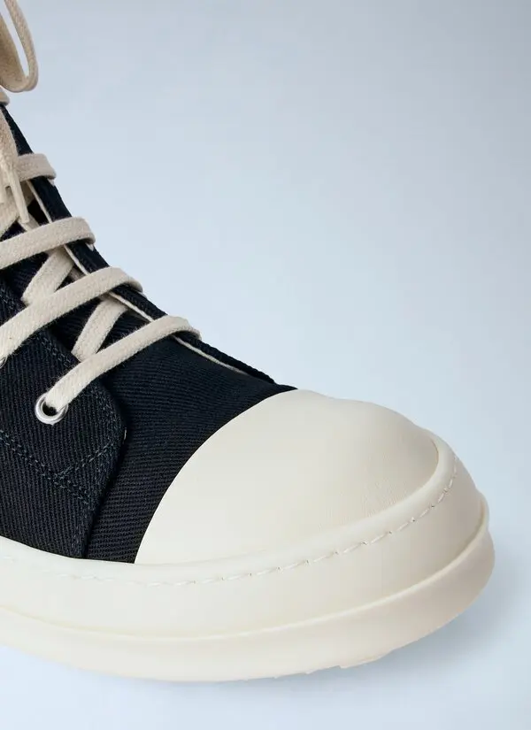 Rick Owens High-top Canvas Sneakers