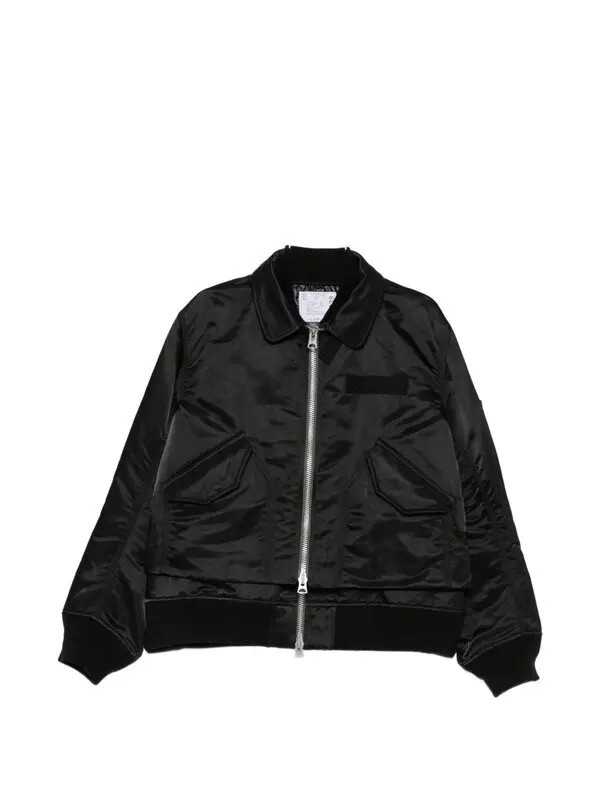 Sacai Cotton And Nylon Blouson Jacket