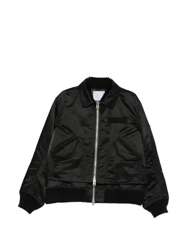 Sacai Cotton And Nylon Blouson Jacket - Multicolor
