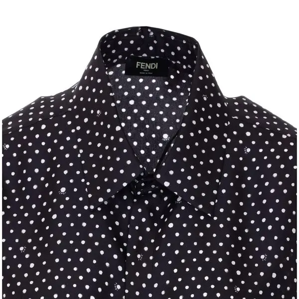 Fendi Printed Shirt - Black