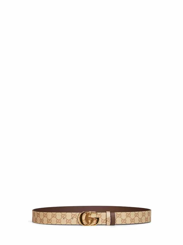 Gucci Cut Gg Marmont Reversible Belt - Multicolor
