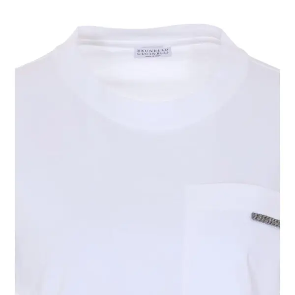 Brunello Cucinelli T-shirt With Shiny Tab