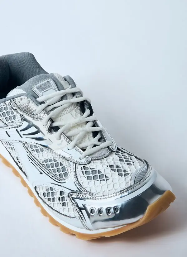Bottega Veneta Orbit Sneakers - Silver