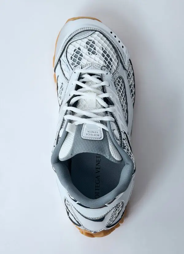 Bottega Veneta Orbit Sneakers - Silver