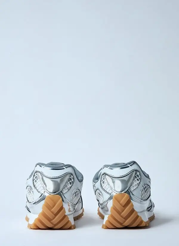 Bottega Veneta Orbit Sneakers - Silver