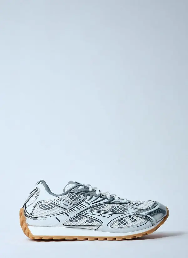 Bottega Veneta Orbit Sneakers - Silver