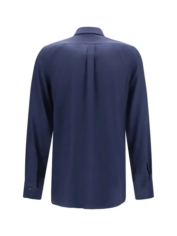 Dolce & Gabbana Gold Crêpe De Chine Shirt