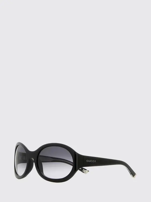 Gucci Oval Sunglasses - Black