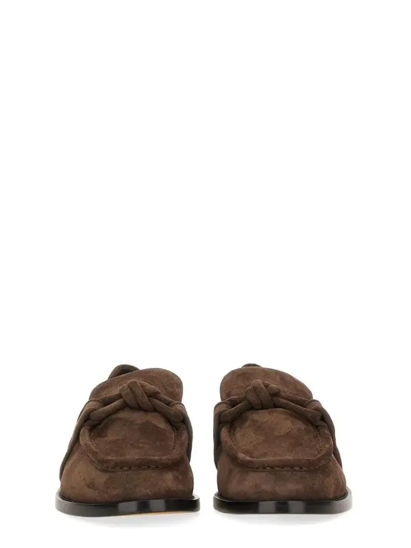 Bottega Veneta Astaire Calf Leather Loafers - Brown