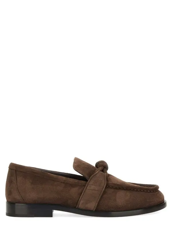 Bottega Veneta Astaire Calf Leather Loafers - Brown