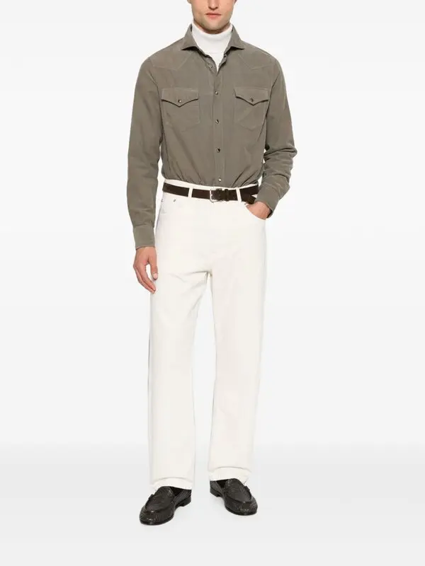 Brunello Cucinelli Cotton Shirt - Multicolor