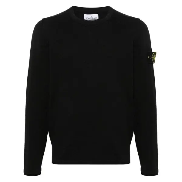 Stone Island Crew-neck Jumper - Black
